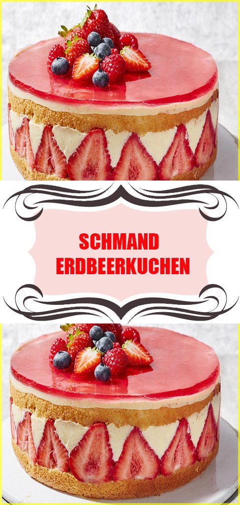 Schmand Erdbeerkuchen – Einfache Rezepte